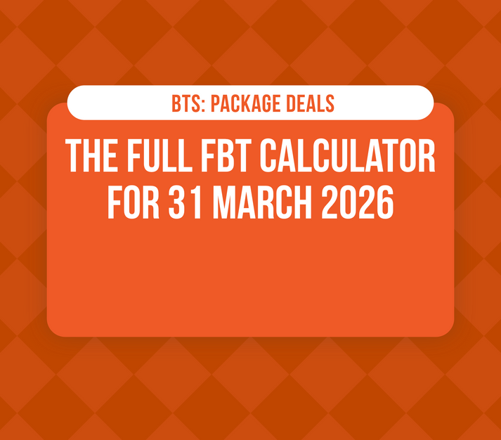 The Full FBT Calculator for 31 March 2026 – Between The Spreadsheets