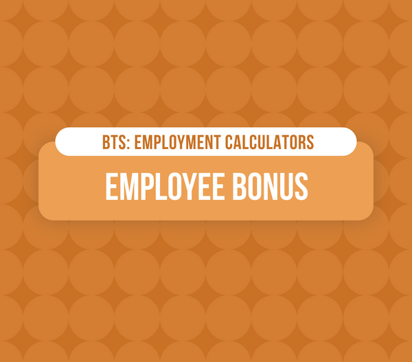 Employee Bonus Calculator – Between The Spreadsheets