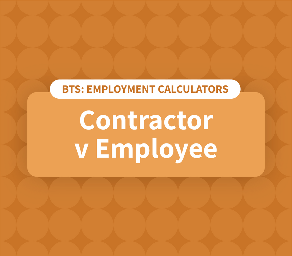 Contractor v Employee Calculator – Between The Spreadsheets